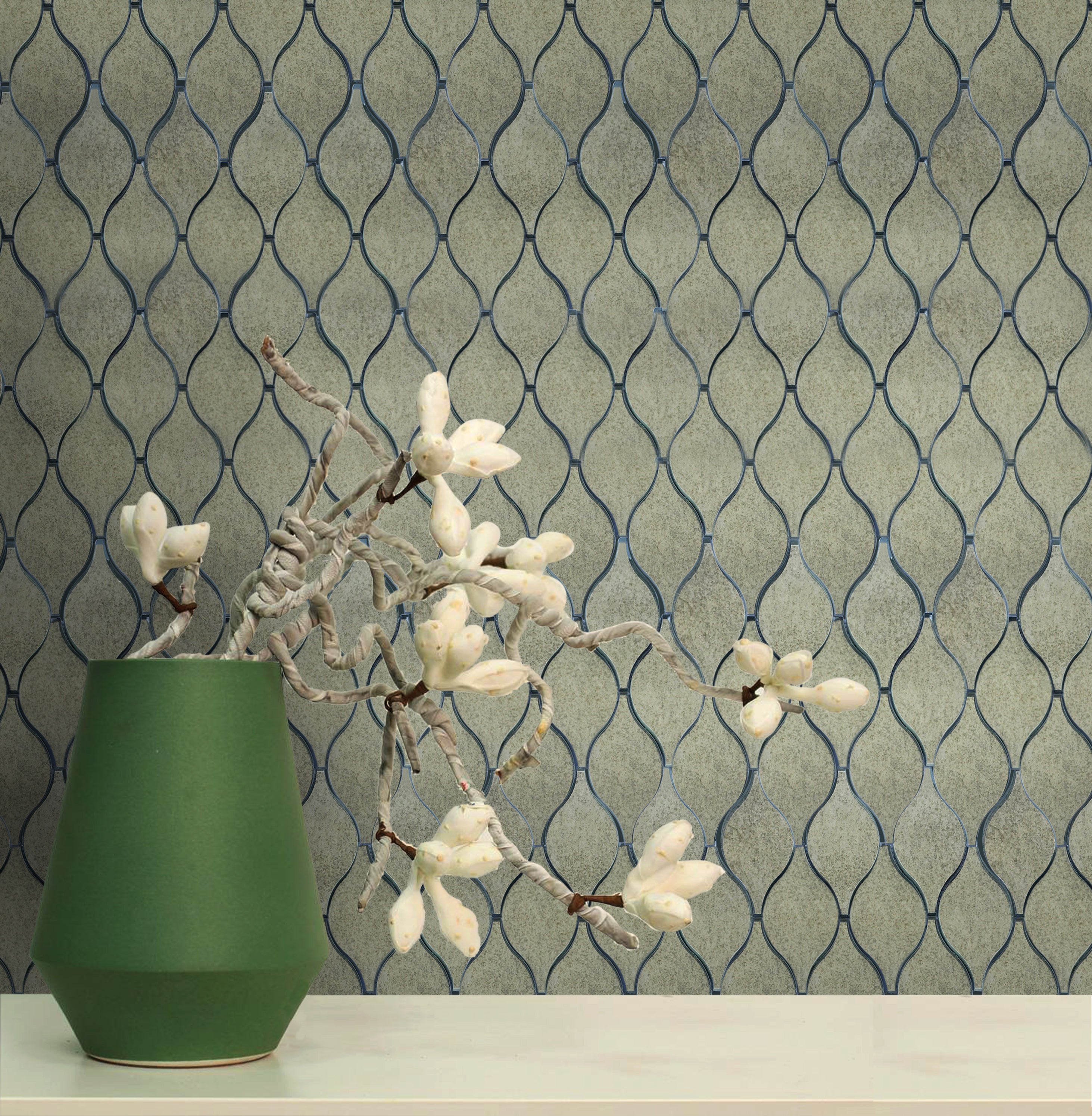 Ice Block Glass Mosaic: Modern Interior Design – Tile & Top