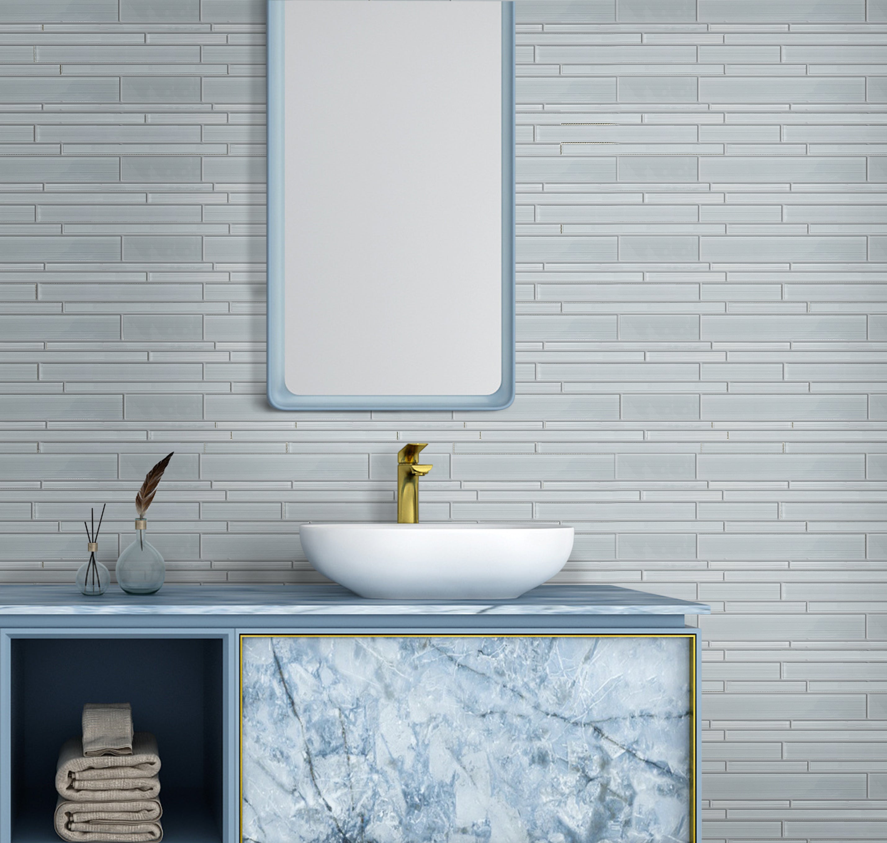 Carrara White & Thassos: Classic Meets Contemporary – Tile & Top